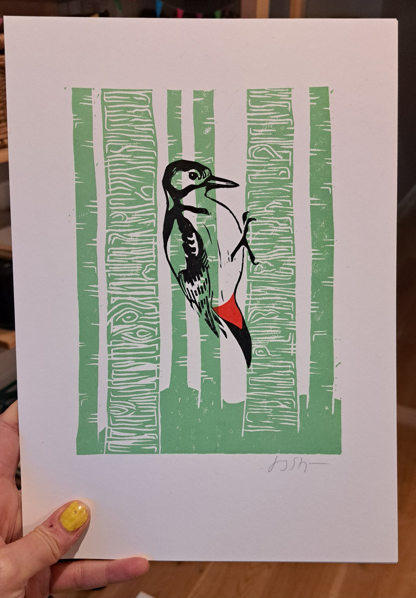 Pot luck bundle - original lino prints, buy 1 get 1 free! | Jenny Sturgeon