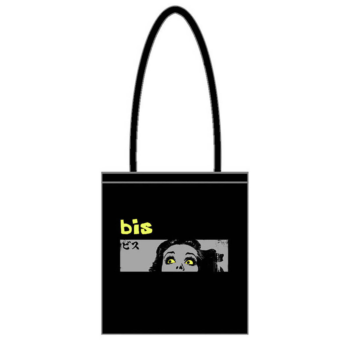 Yellow Eyes black tote | bis