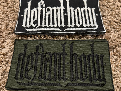 Logo embroidered patch | DEFIANT BODY