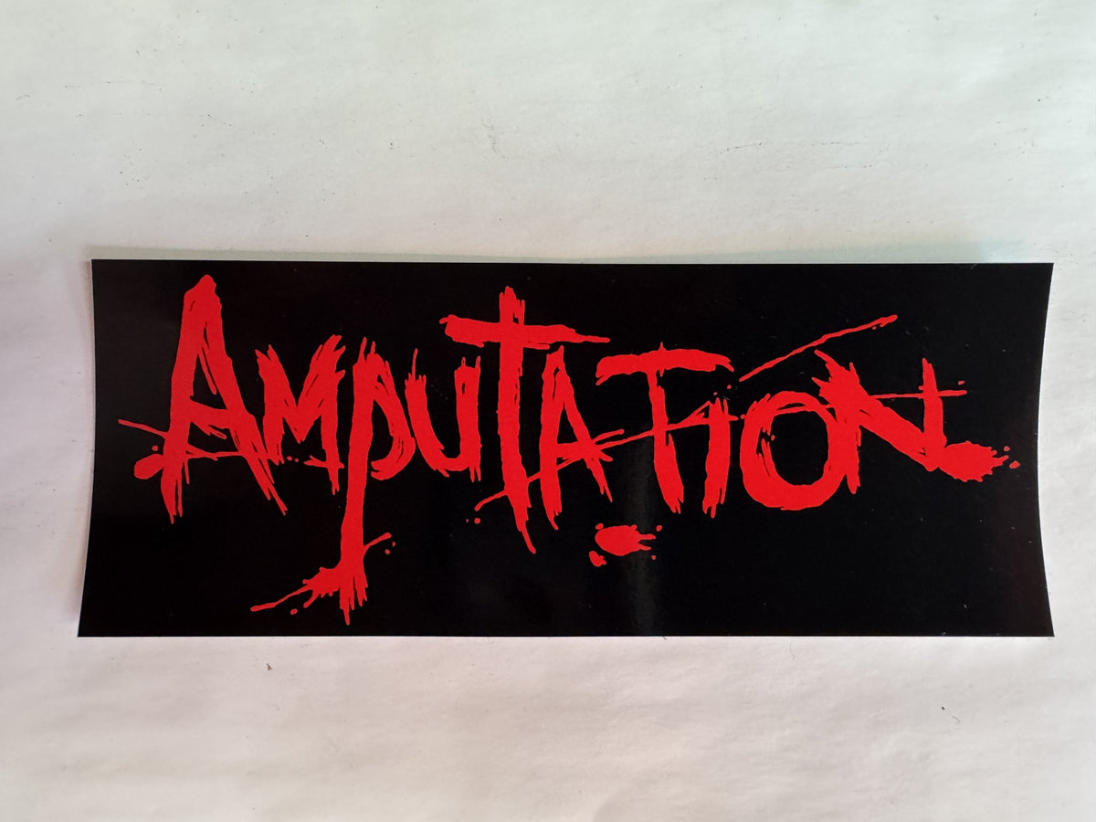Classic Amputation Logo Sticker | Amputation