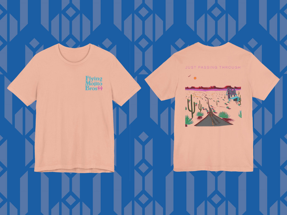 FMB Just Passing Through Album Tee (Peachy) | Flying Mojito Bros