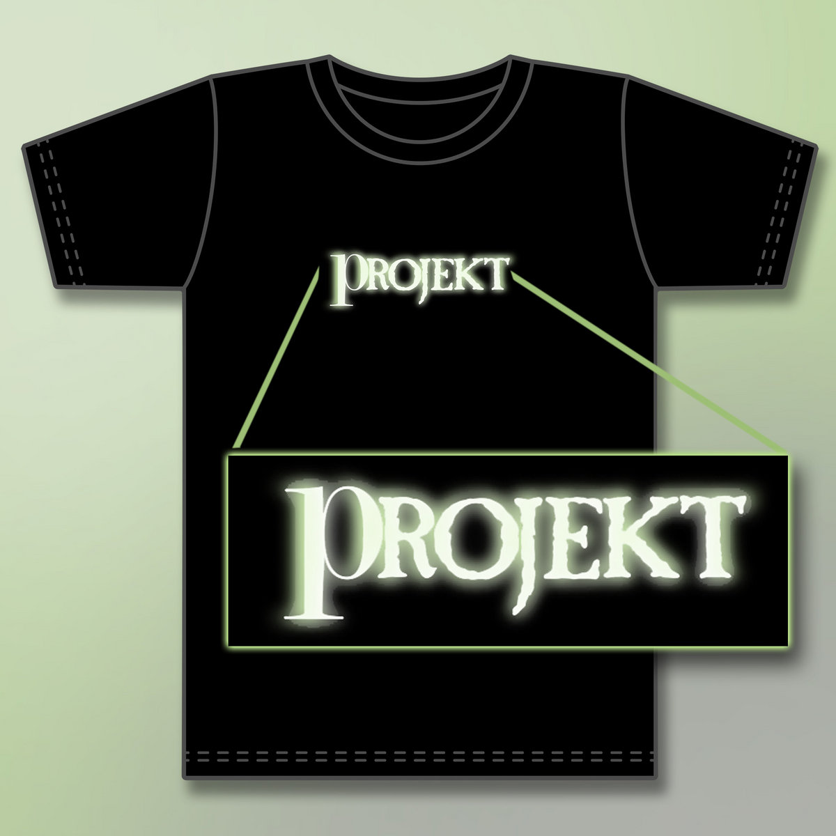 Projekt Glow-in-the-Dark Logo Shirt | Projekt Records