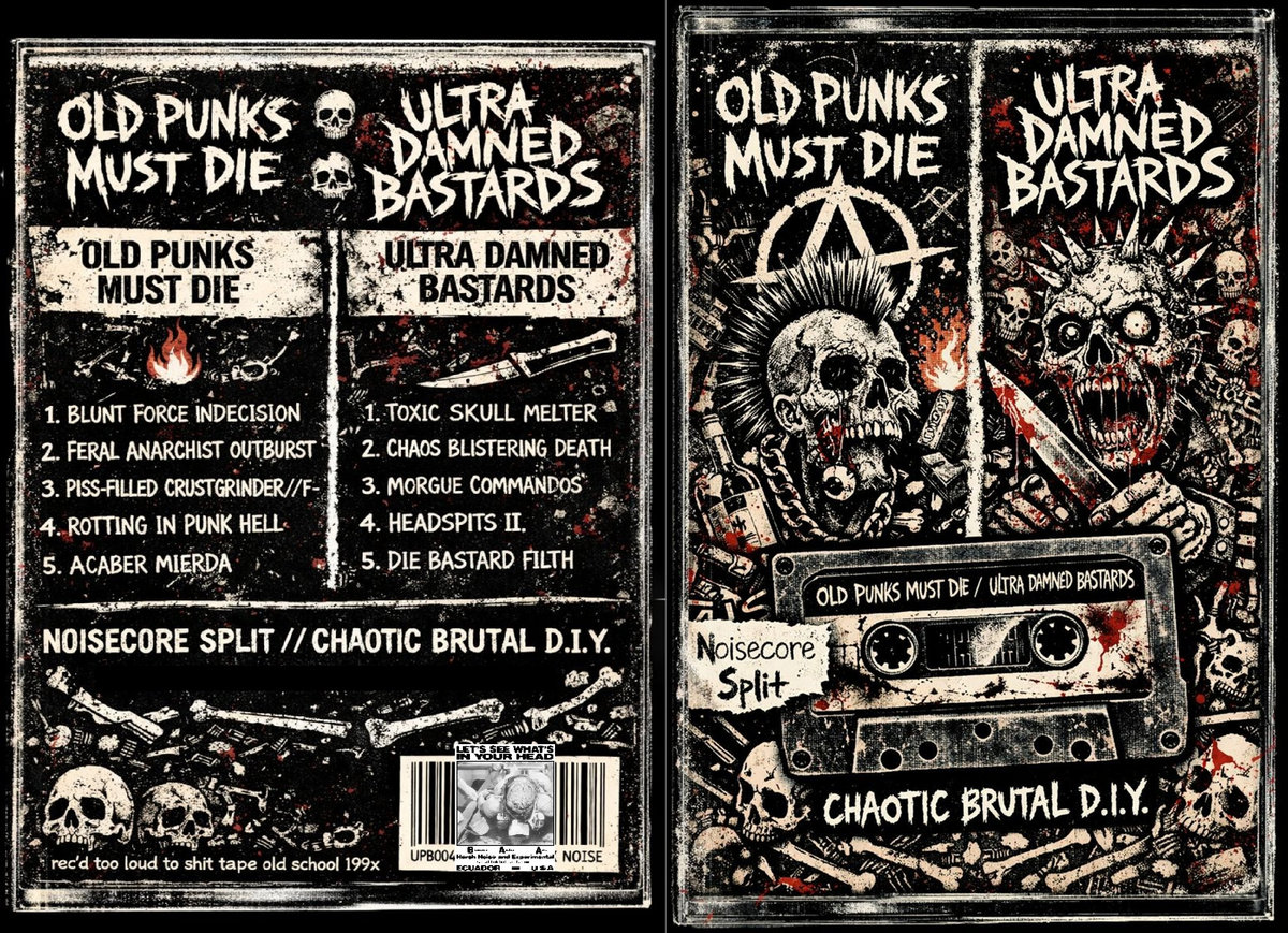 OxPxMxDx / Ultra Damned Bastards ´Finally Out´ split album (2025 ...