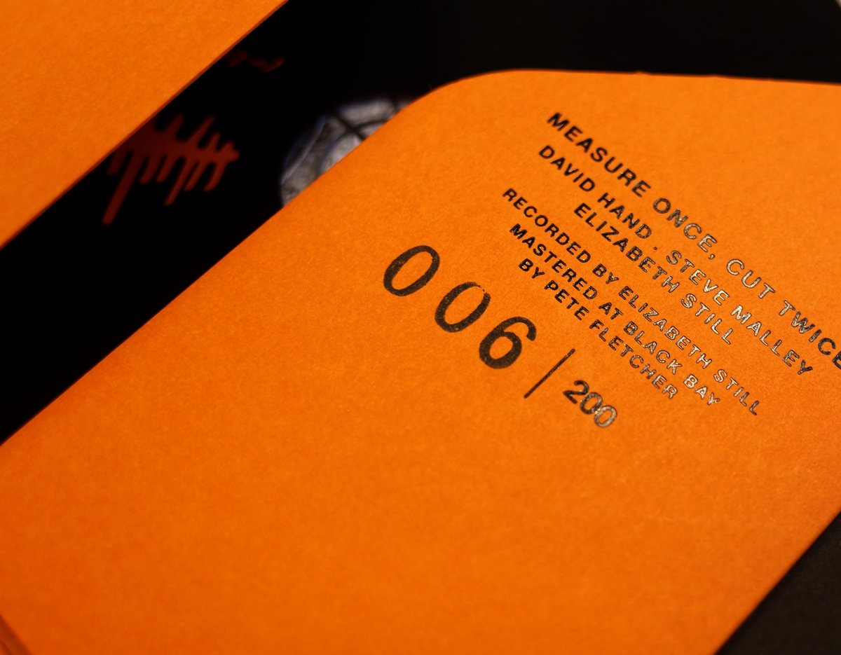 Measure Once, Cut Twice | HAND . MALLEY . STILL | HARESS