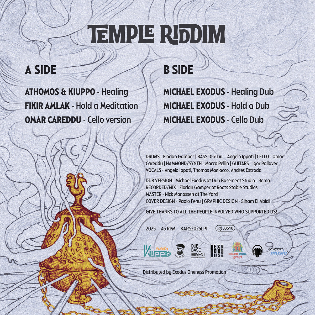 TEMPLE RIDDIM | Athomos & Kiuppo, Fikir Amlak, Michael Exodus | Dub-O ...