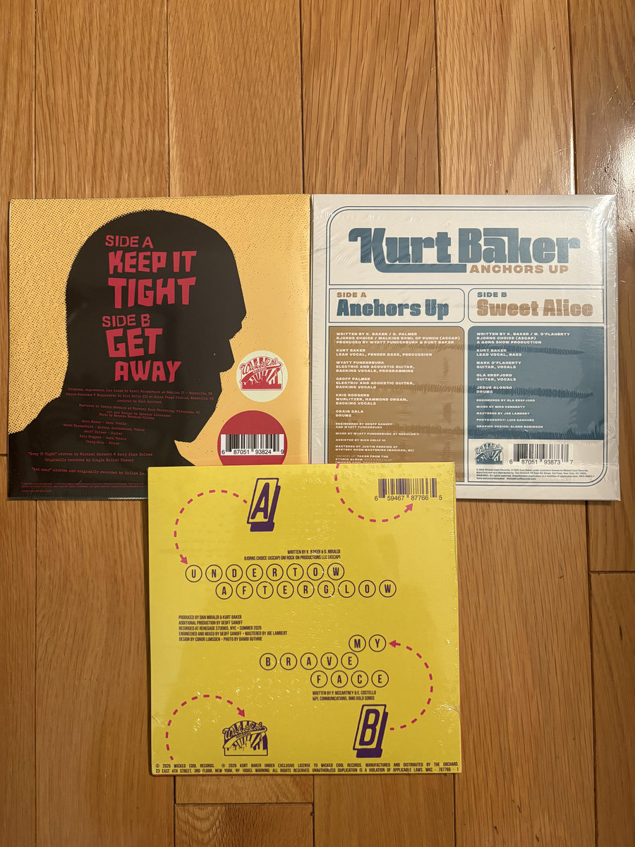 Undertow Afterglow b/w My Brave Face | KURT BAKER