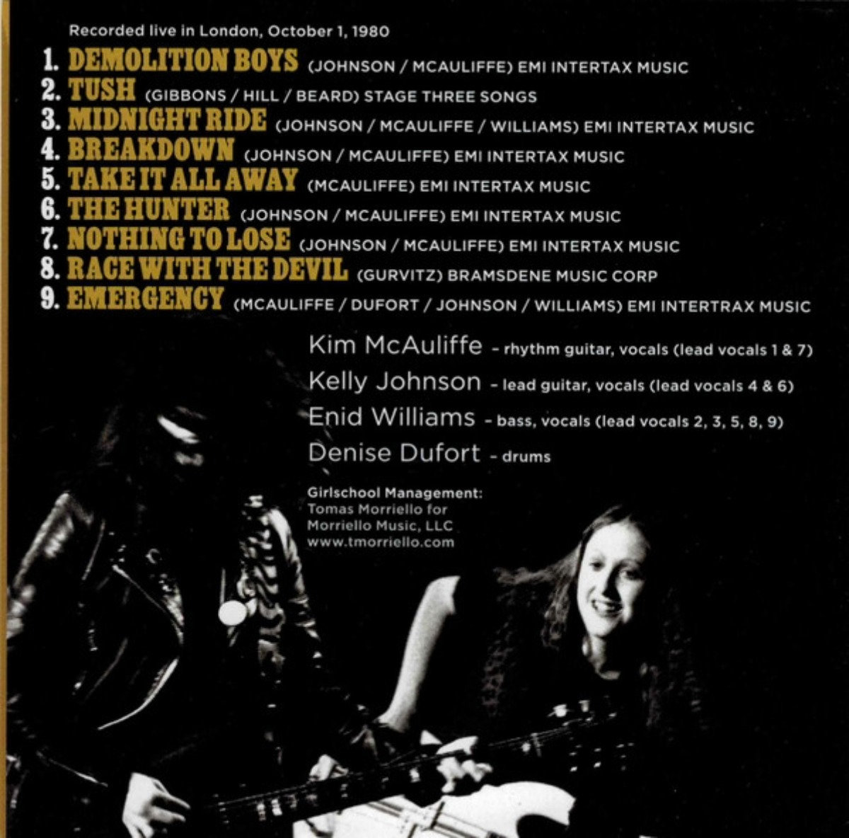 Race with the Devil | Girlschool | Deadline Music