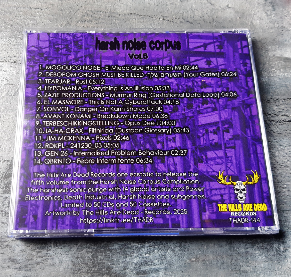 HARSH NOISE CORPUS Vol . 5 | V/A Harsh Noise 2025 | THE HILLS ARE DEAD ...
