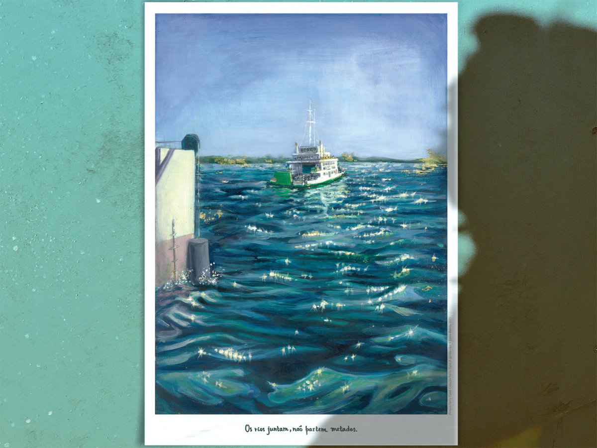 PRINT FERRY GOLD | A garota não