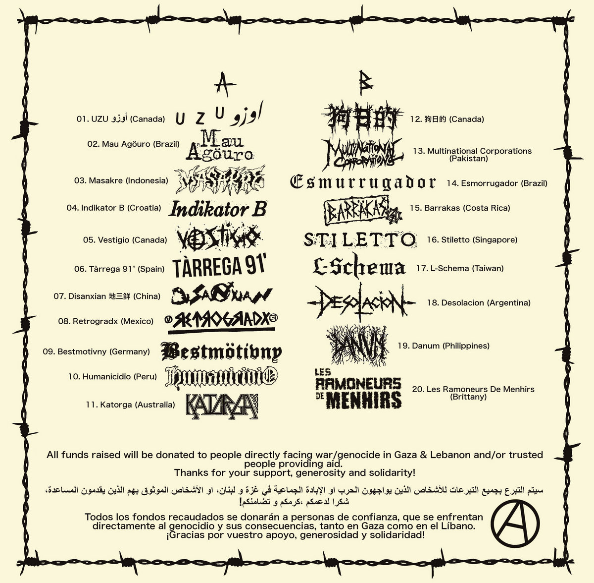 Varios "Stop Genocide Now! Vol1 | DIY Kontraatak