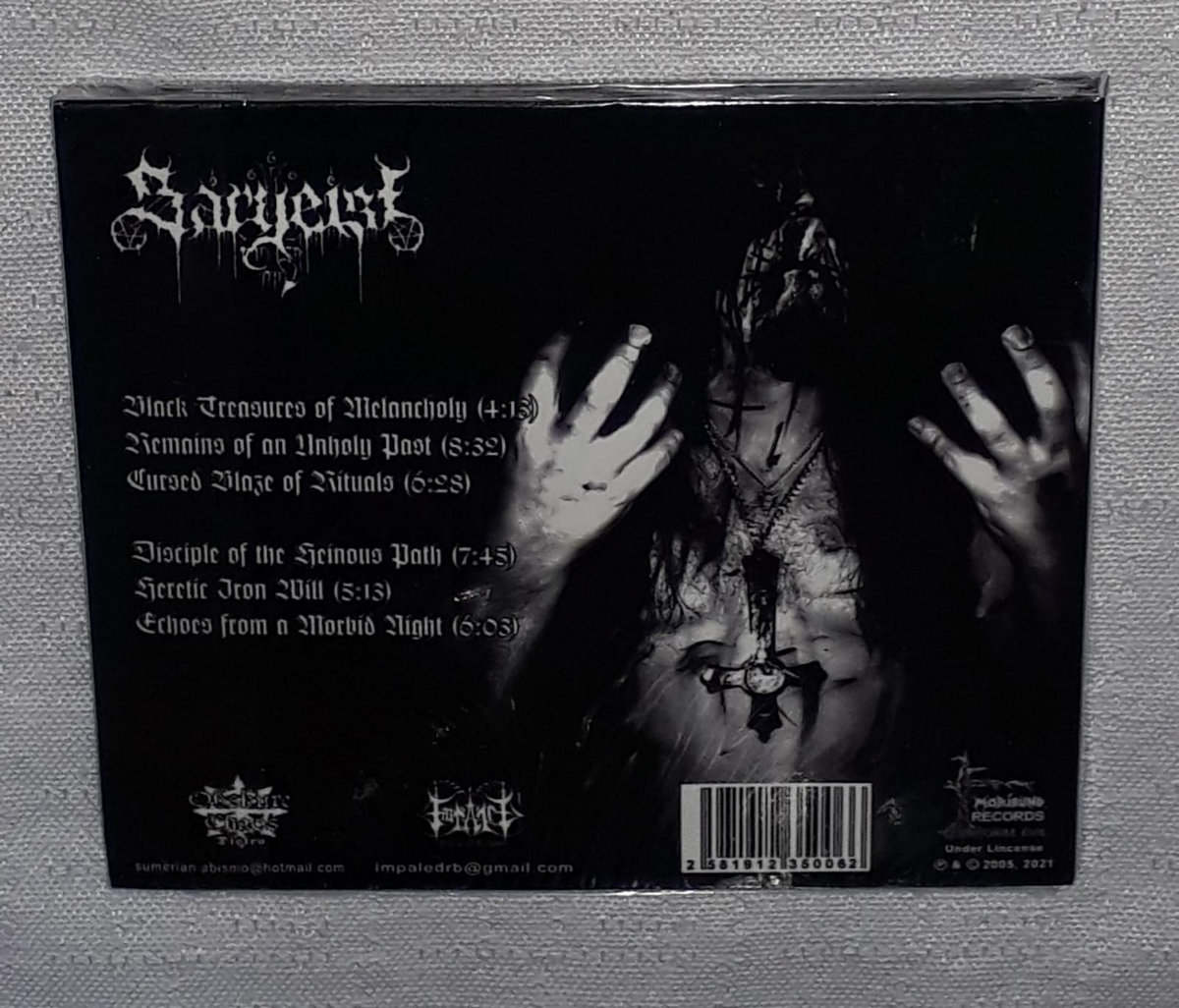 SARGEIST: Disciple Of The Heinous Path - CD Digipak | Rotten Foetus Records