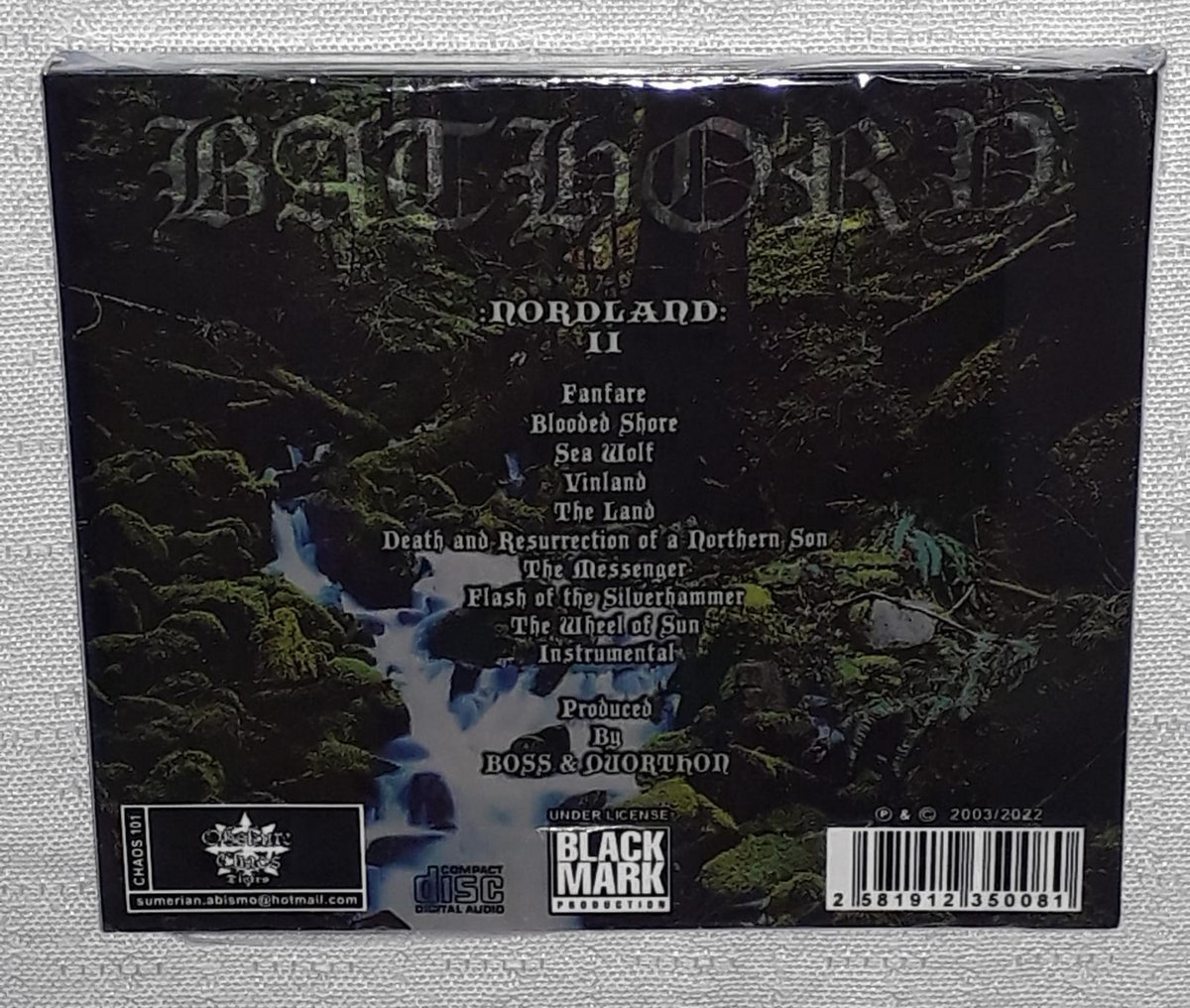 BATHORY: Nordland II - CD Digipak. | Rotten Foetus Records