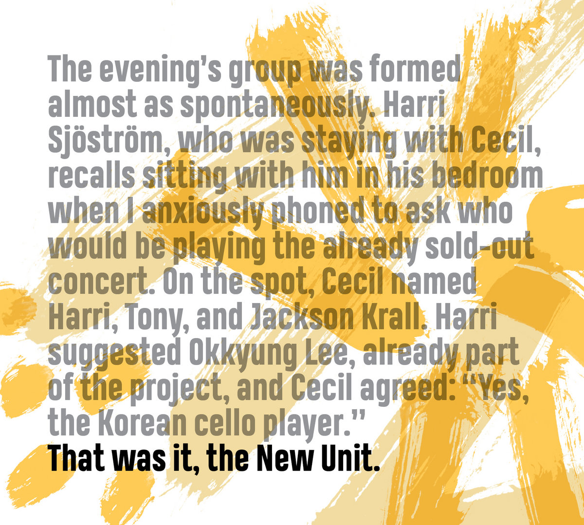 Words and Music the last bandstand Part 2 | Cecil Taylor New Unit feat ...