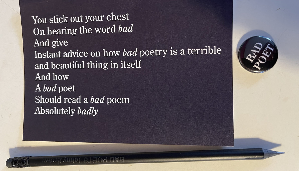 BAD POETS by Johny Brown – Limited signed edition, with pencil ...