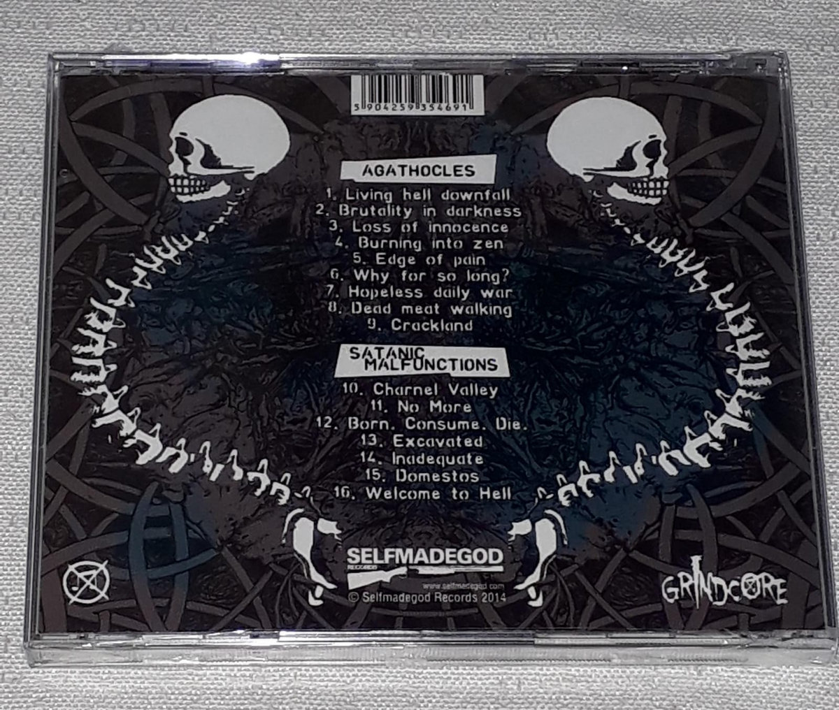 AGATHOCLES / SATANIC MALFUNCTIONS: Split CD | Rotten Foetus Records