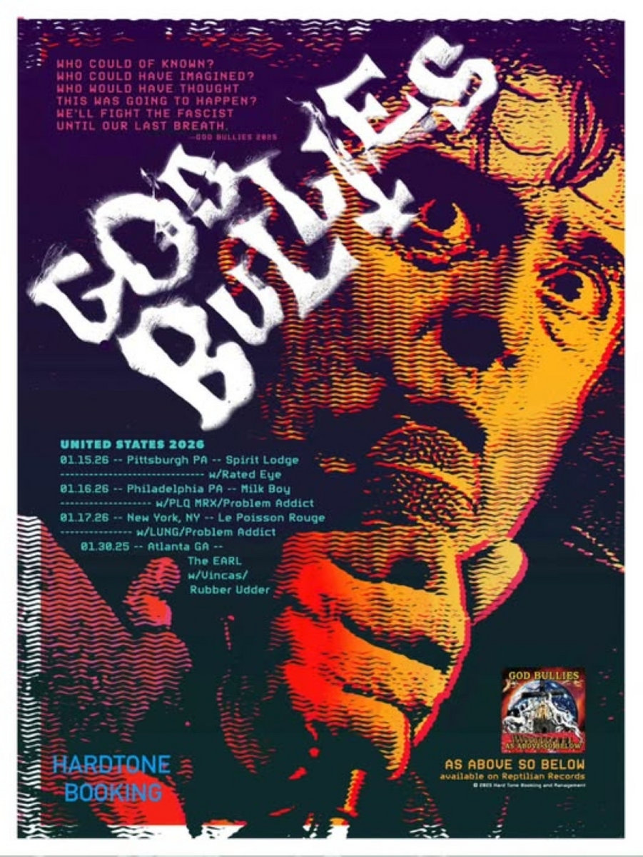 God Bullies New York 2026 Run Poster | GOD BULLIES