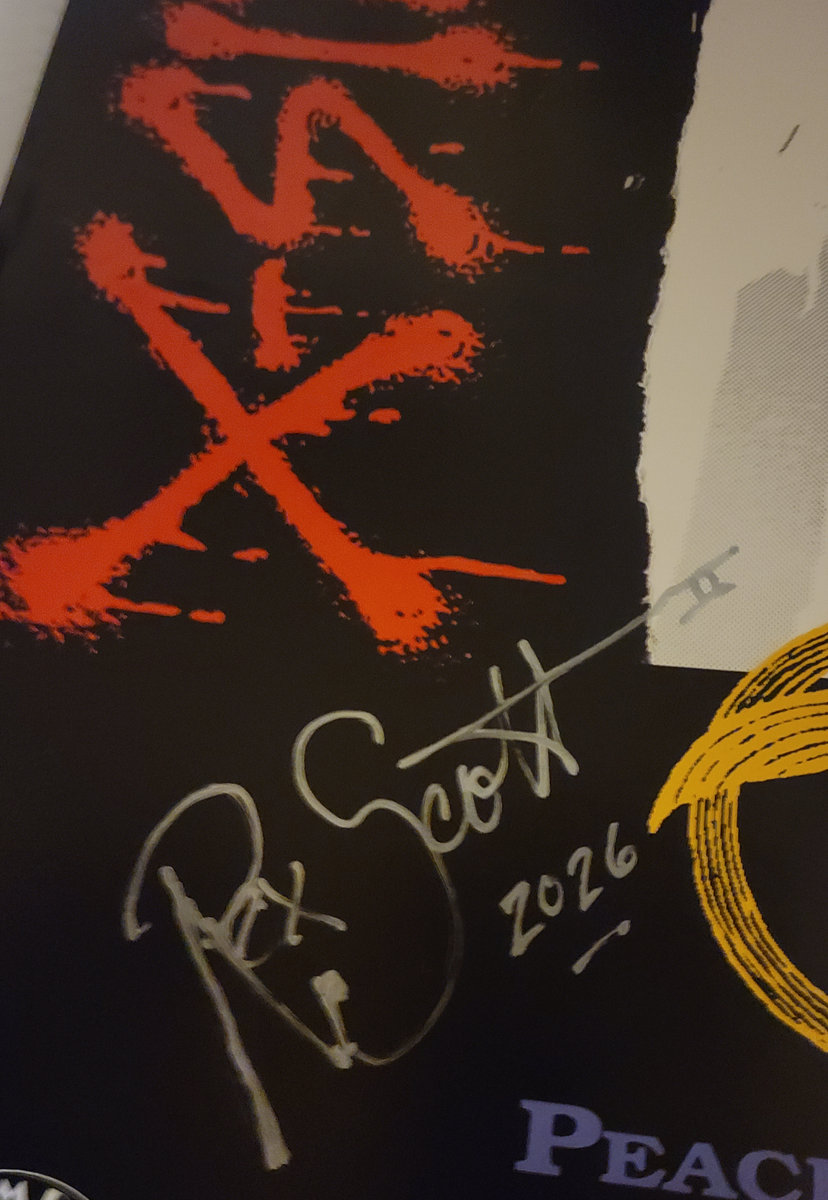 SIGNED 'PEACE TREATY' POSTER | X-SINNER