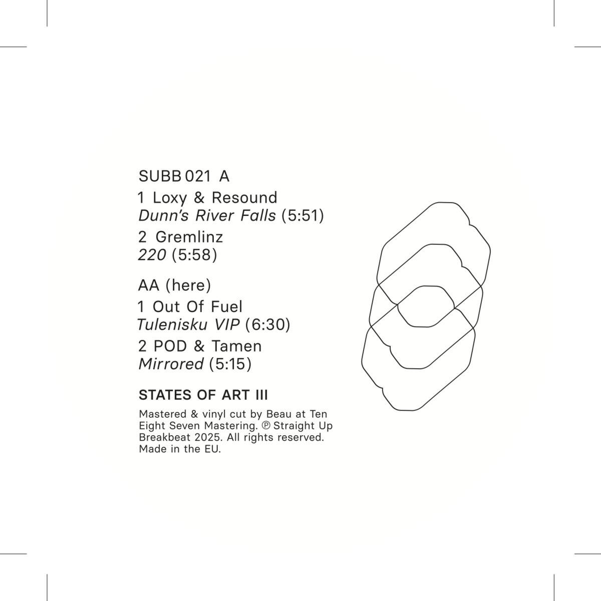 States Of Art "25" | Various Artists | Straight Up Breakbeat
