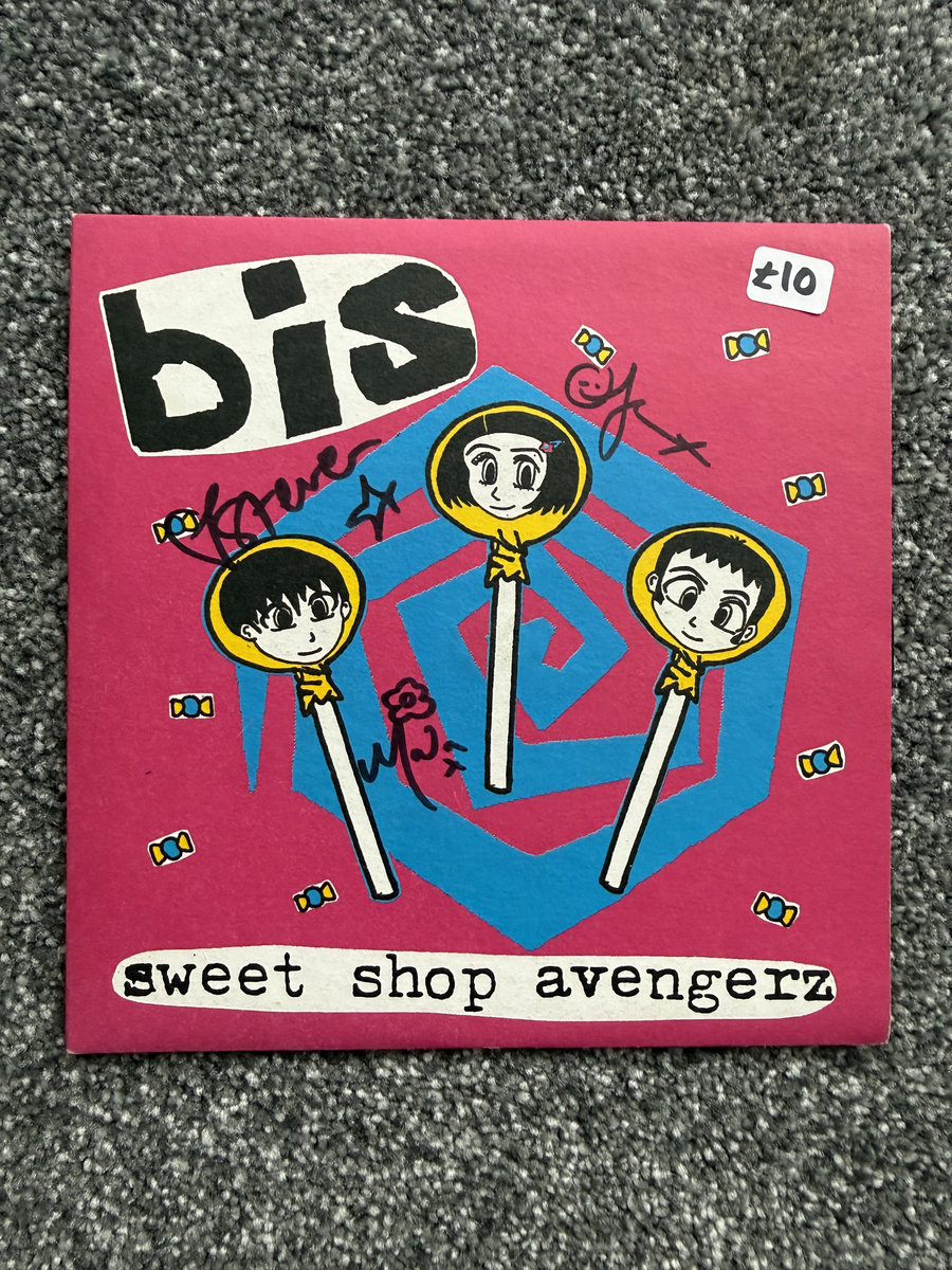 SIGNED Sweet Shop Avengerz 7" PINK sleeve | bis