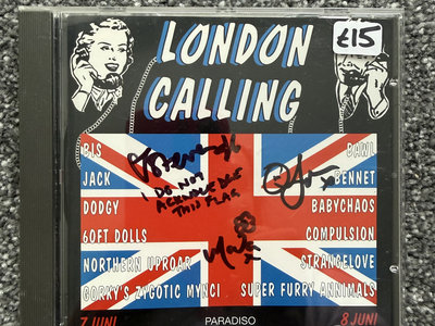 London Calling compilation CD SIGNED | bis