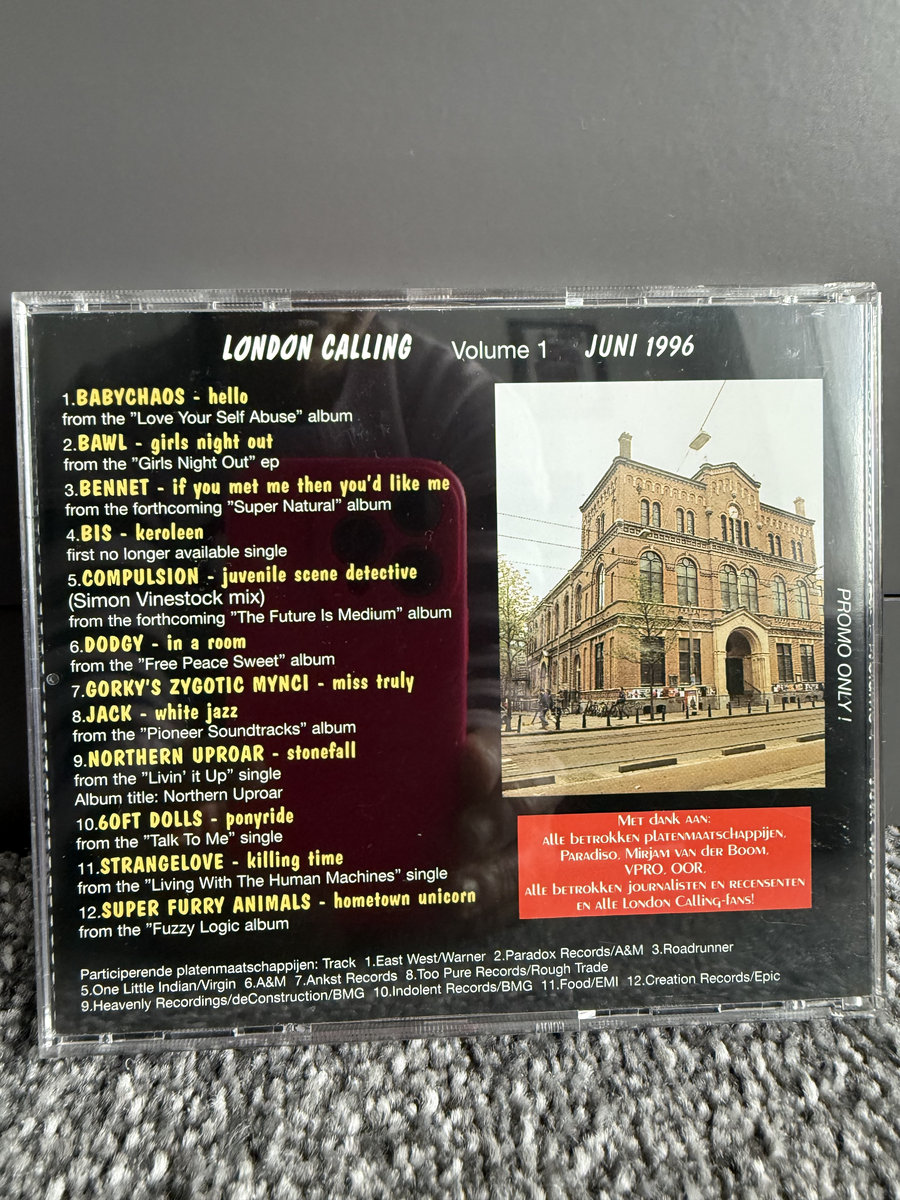 London Calling compilation CD SIGNED | bis