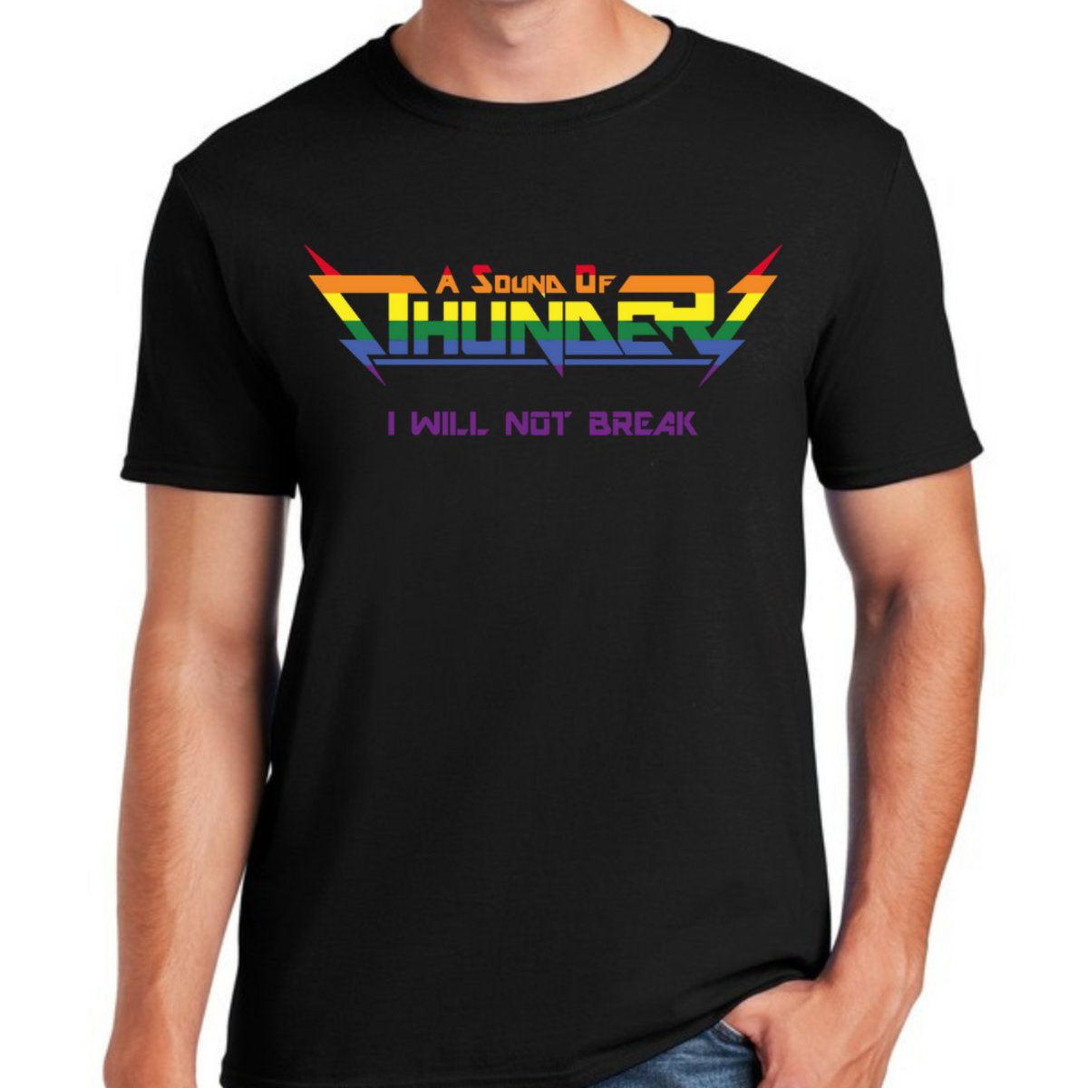 I Will Not Break Rainbow Logo Shirt | A Sound of Thunder