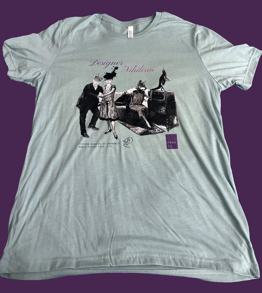FMOA 'Designer Nihilism' neo-dada collage shirt | Thomas Bey William Bailey