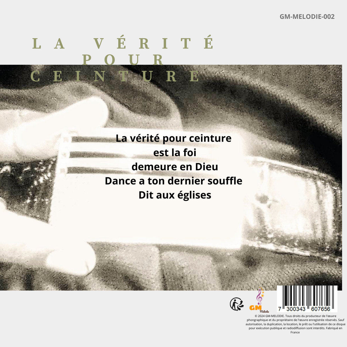 La vérité pour ceinture | Gonemili Grace