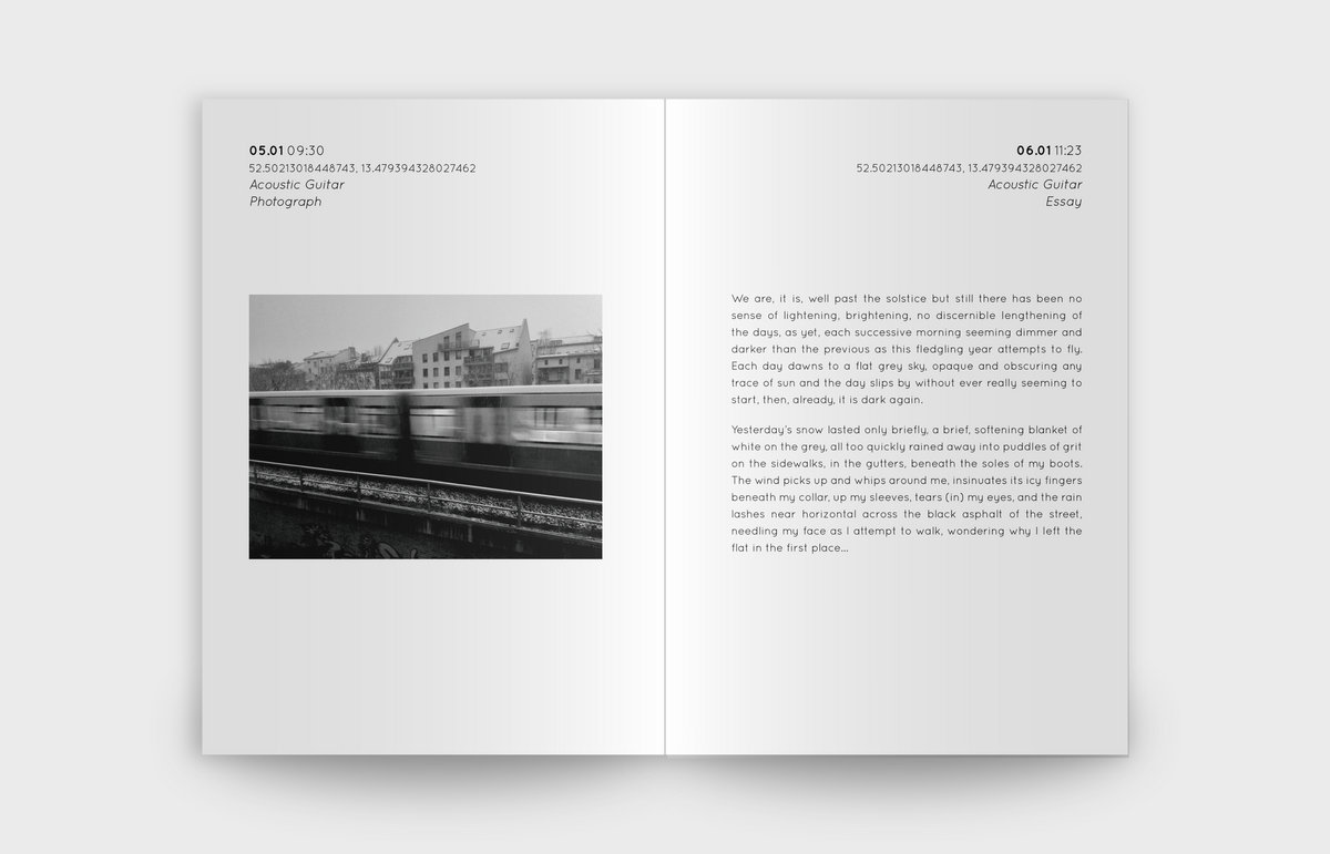 A Year In Minutes Book + Digital Album | Adventurous Music