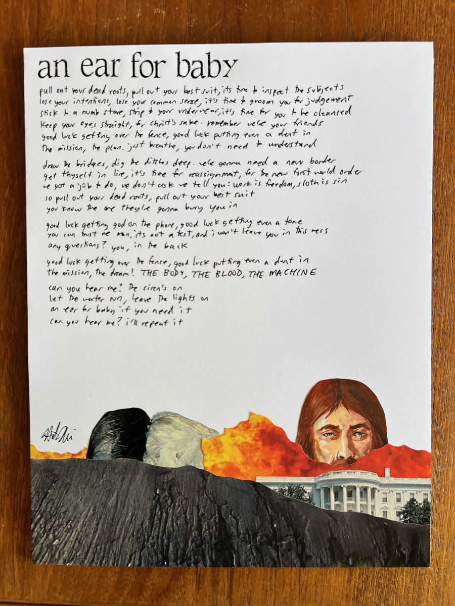 The Body, The Blood, The Machine Lyric Collages | Hutch Harris