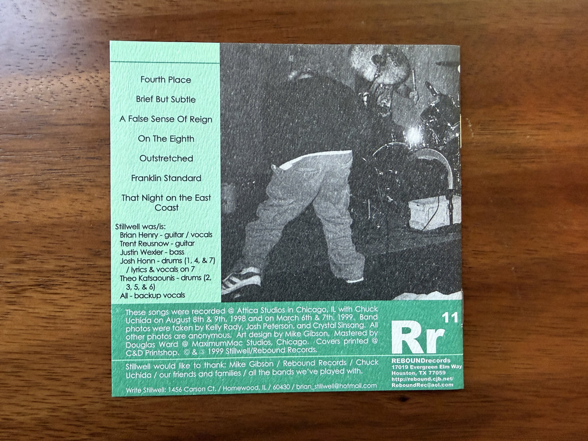 Stillwell - Seven Song EP CD *deadstock* | Forge Again Records