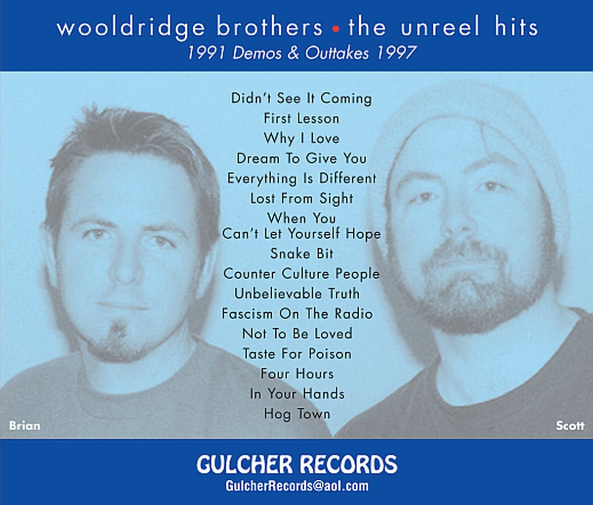 The Unreel Hits | Wooldridge Brothers | The Gizmos