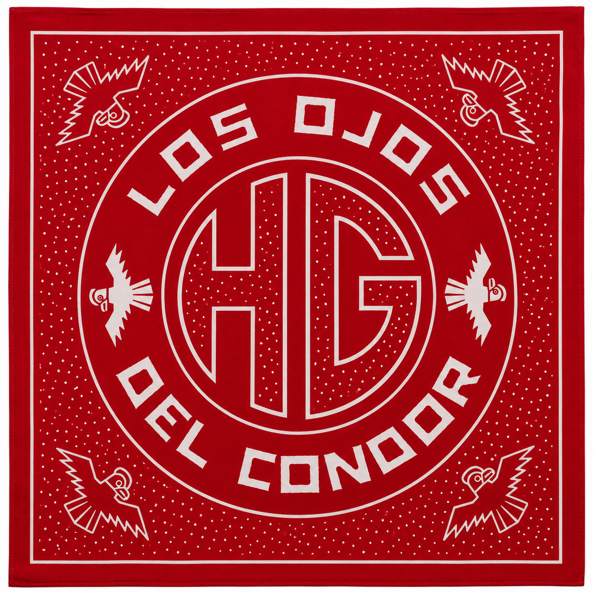 Los Ojos Del Condor Bandana - Red | Hermanos Gutiérrez