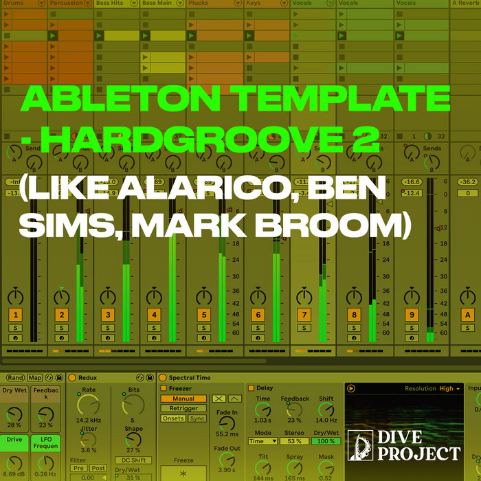 Ableton Template - Hardgroove 2 (like Alarico, Ben Sims, Mark Broom ...