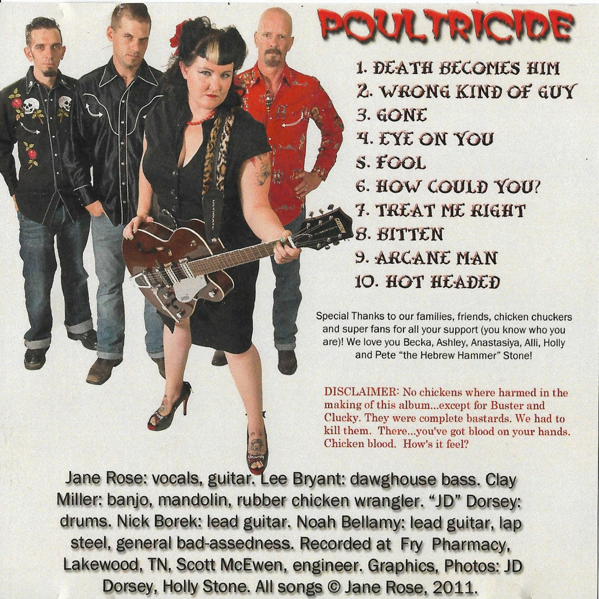 Hot Headed | Jane Rose & The Deadend Boys | Jane Rose and The Deadends