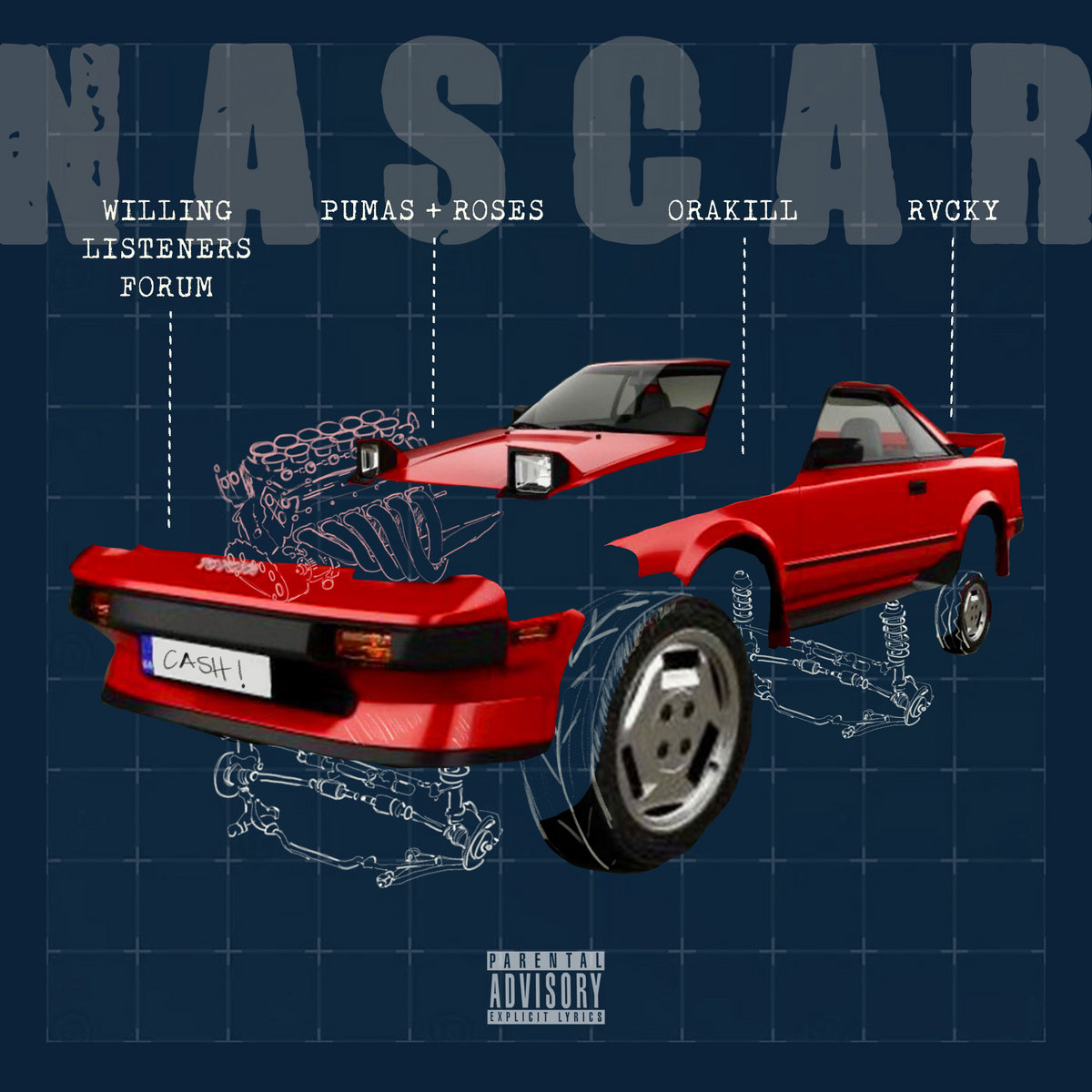 NASCAR MUSIC FEAT RVCKY, ORAKILL & PUMAS+ROSES [PROD RVCKY] | Willing ...