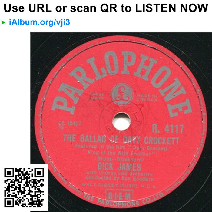 The Ballad Of Davy Crockett Robin Hood | Dick James