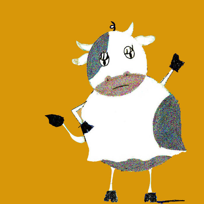 Grumpy Cow Cartoon