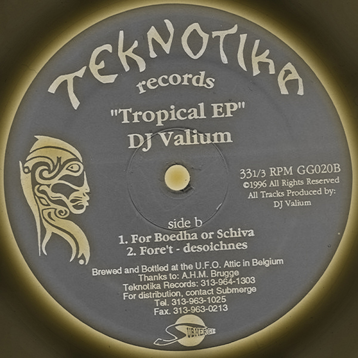 Phil Moon aka V° - Techno Tropical e.p ( 1996 ) | Phil Moon Rotronic