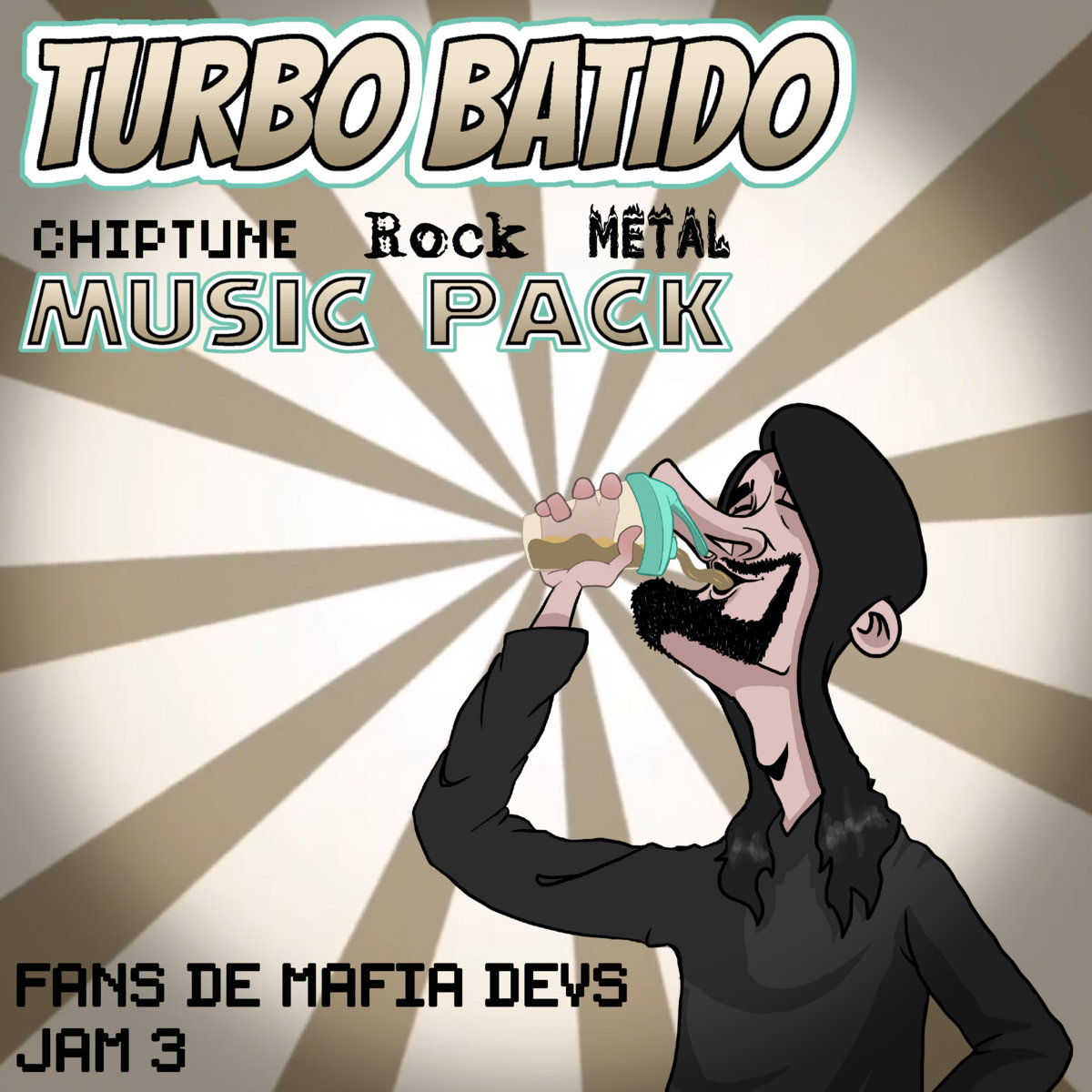 Turbo Batido Chiptune, Rock & Metal Music Pack | DavidKBD