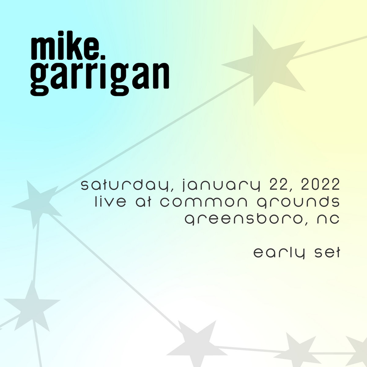 Live at Common Grounds - (Early Set) | Mike Garrigan