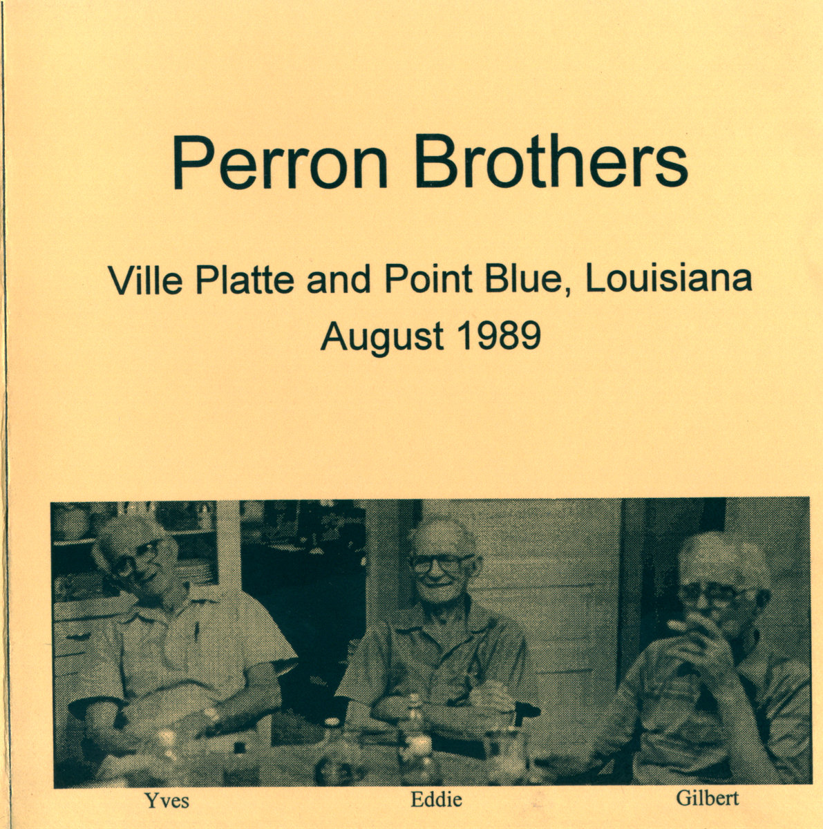 Les Frères Perron - Ville Platte and Point Blue Louisiana | S. J ...