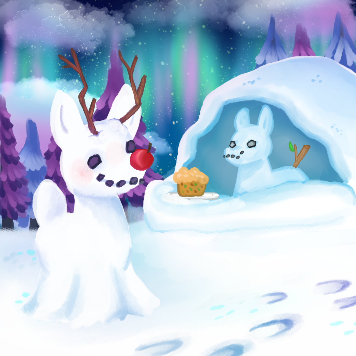Pony Town Seasons: Winter | Wandering Artist