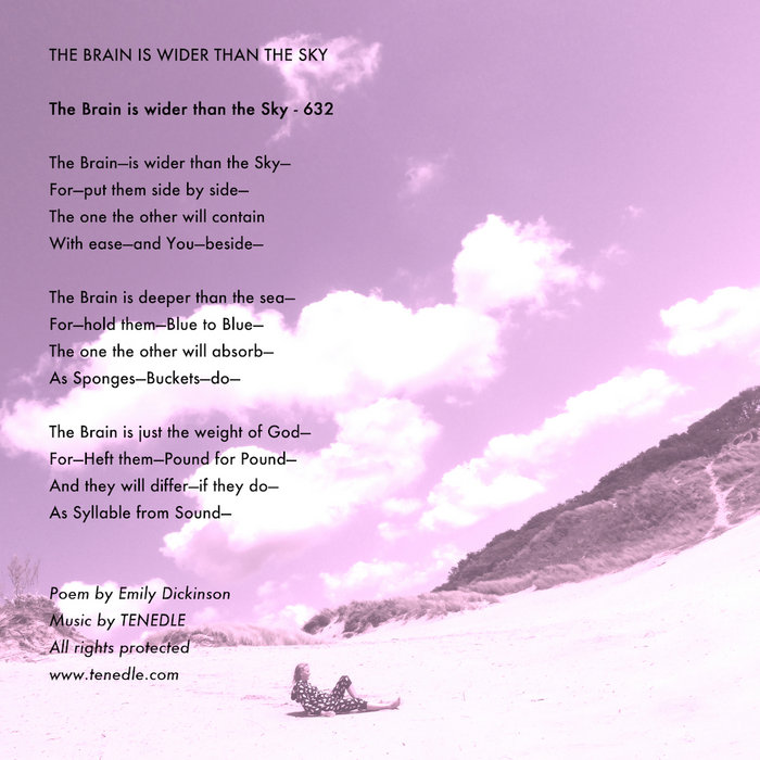 The brain is wider than the sky | Tenedle - Album 2015 | Tenedle