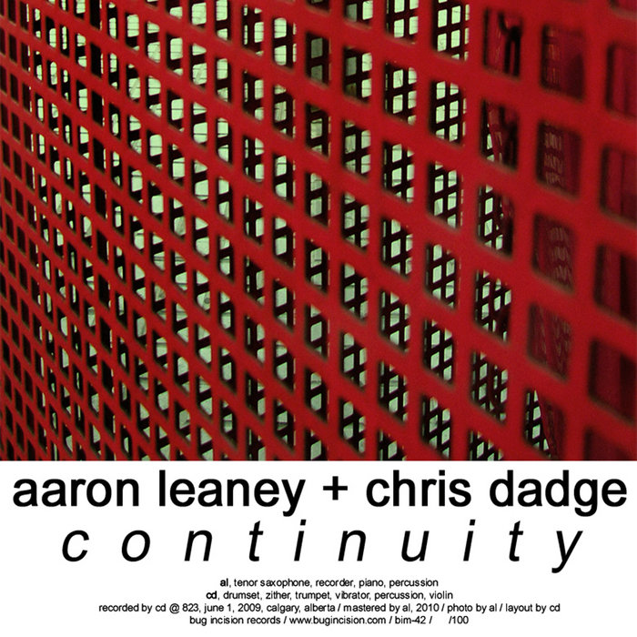 Continuity | Aaron Leaney & Chris Dadge | Aaron Leaney