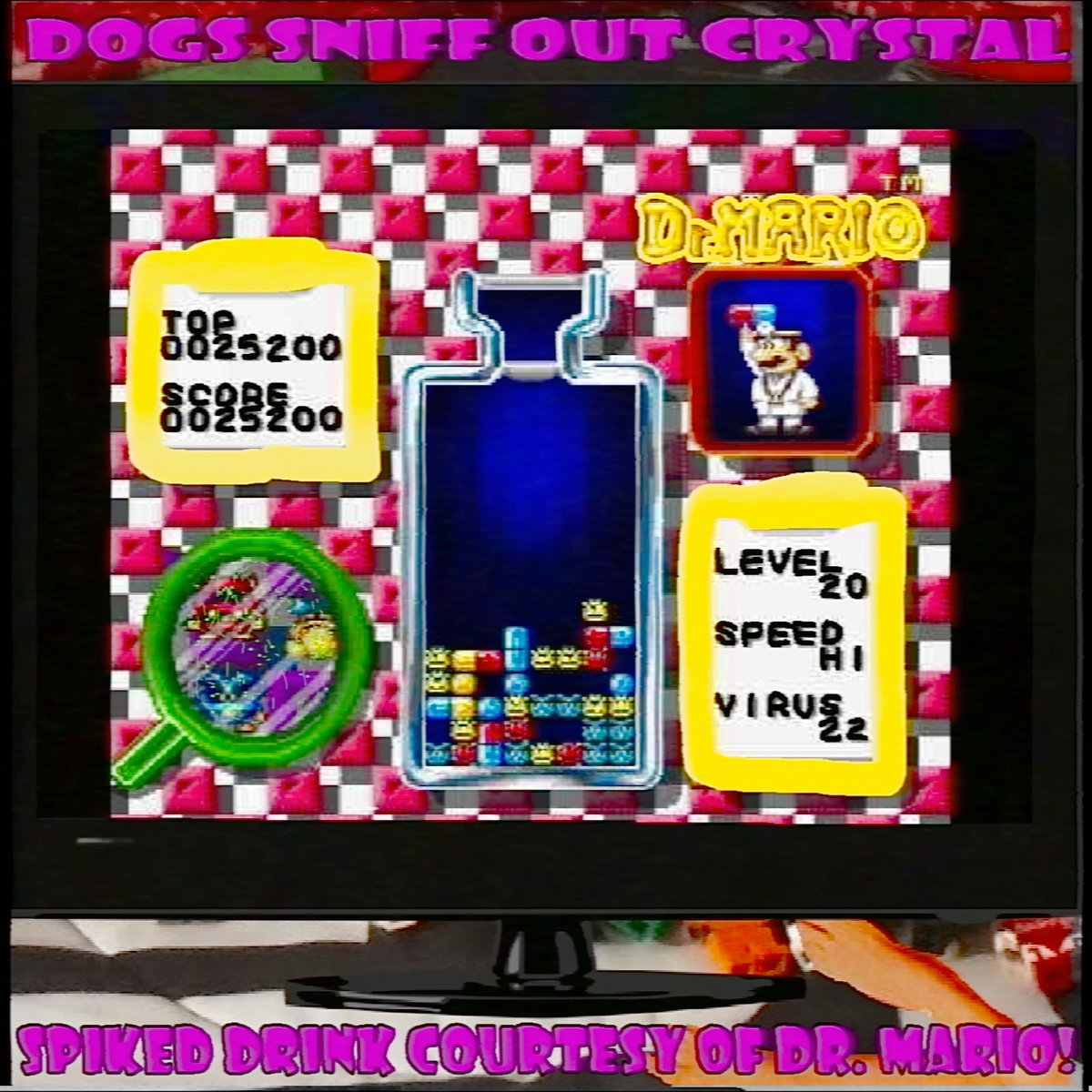 Spiked Drink Courtesy of Dr. Mario! | Dogs Sniff Out Crystal | Schmohawk