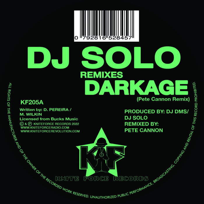 KF205 - DJ Solo - Darkage (New Remixes EP) | DJ Solo | Kniteforce