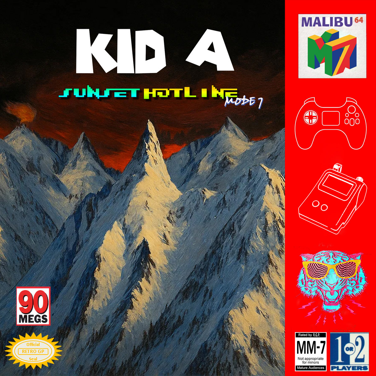 N64 Radiohead - Kid A on Nintendo 64 | Sunset Hotline Mode7 | Malibu Mode7