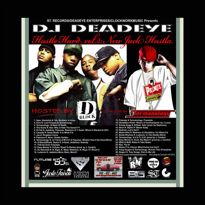 One Nation 2pac Tupac Handwritten Track Listings