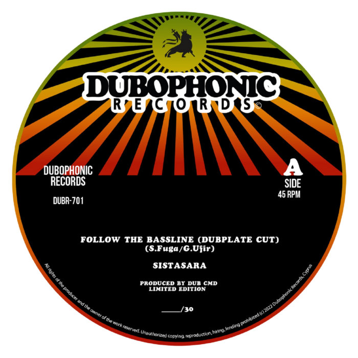 Follow The Bassline (dubplate cut) [VINYL] | Dub Cmd & Sistasara ...